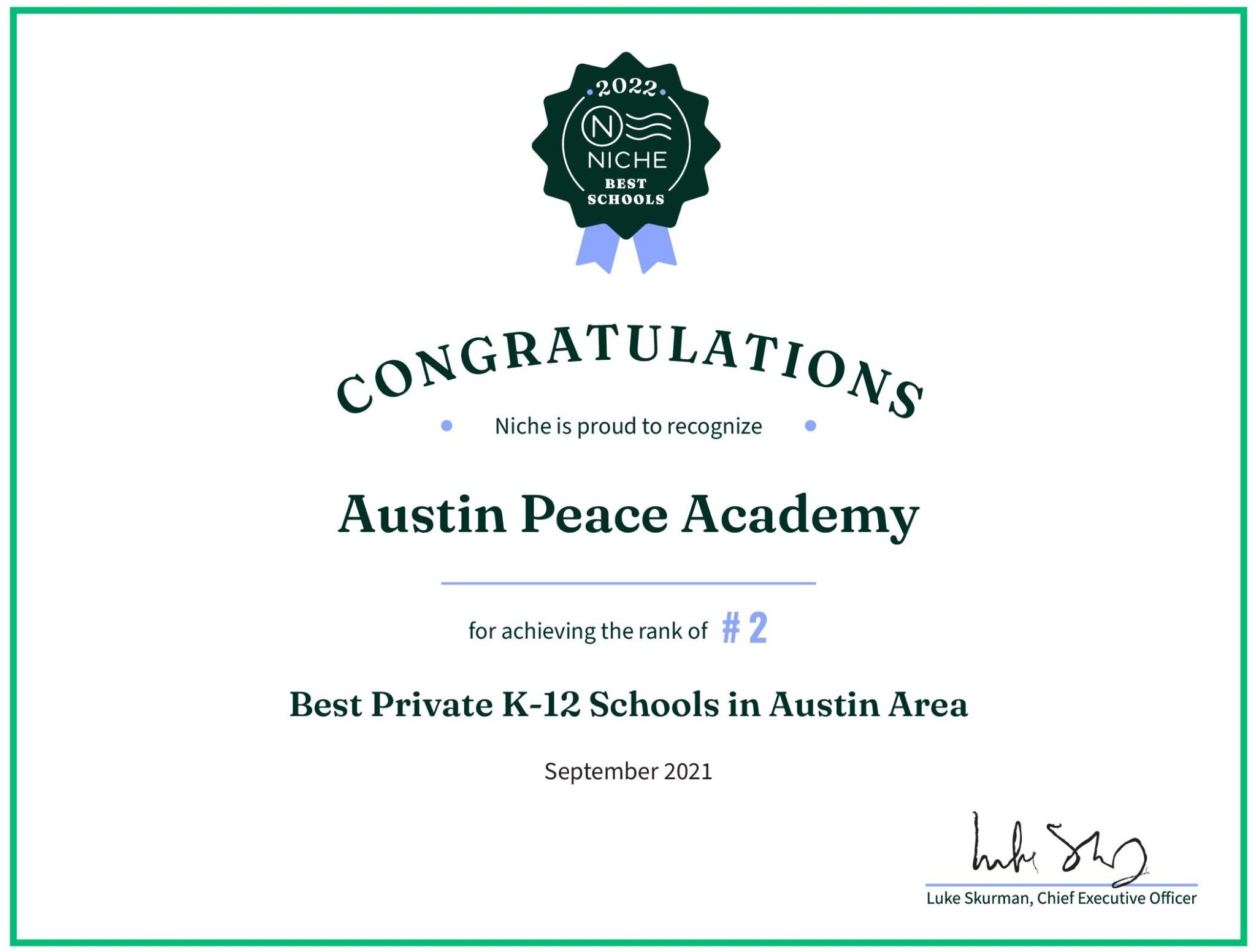 Latest News - Austin Peace Academy